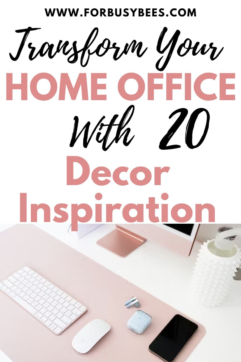 20 Inspirational Work Desk Decor Ideas - For Busy Bee's