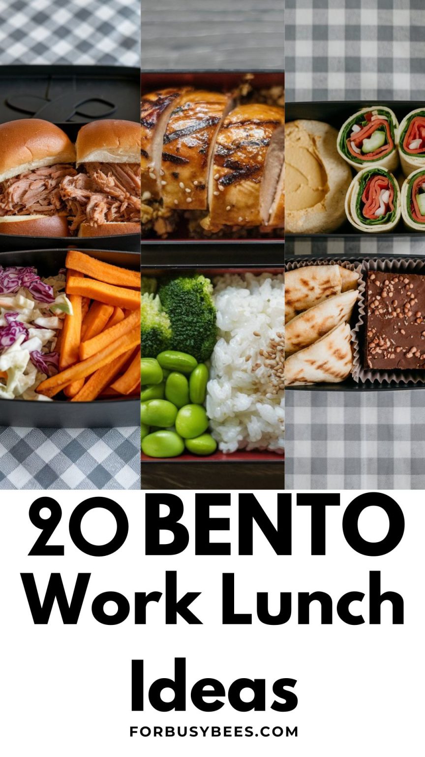 20 Bento Work Lunch Ideas for Your Workday - For Busy Bee's