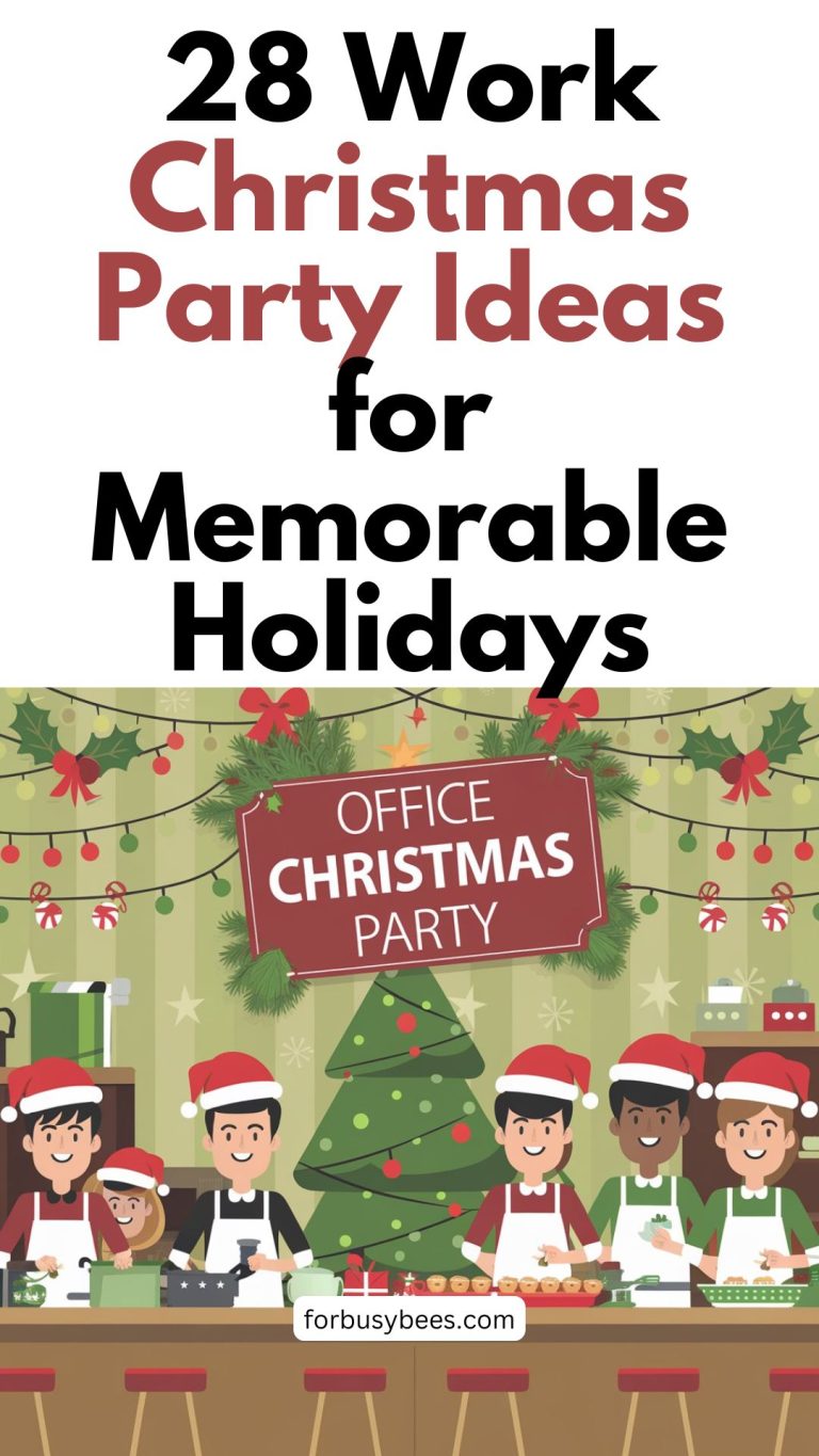 28 Festive Work Christmas Party Ideas for a Fun Holidays - For Busy Bee's