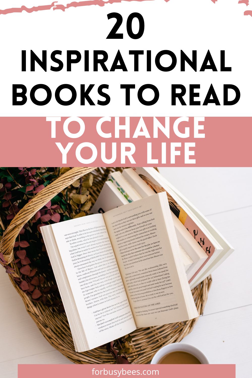 15 Inspirational Books To Read To Spark New Perspectives - For Busy Bee's