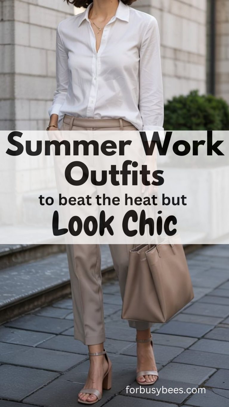 How to Build Work Wardrobe with Summer Work Outfits - For Busy Bee's